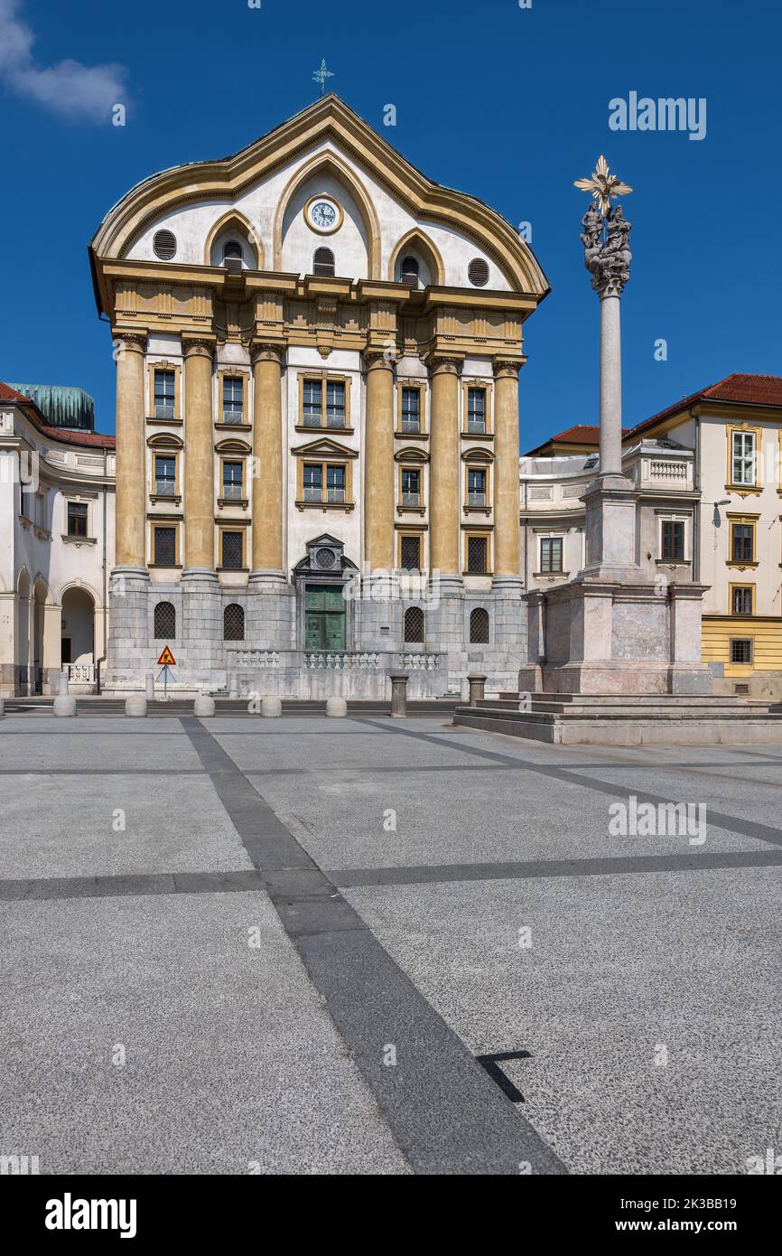 Ursuline Church of the Holy Trinity, Baroque style city landmark from ...