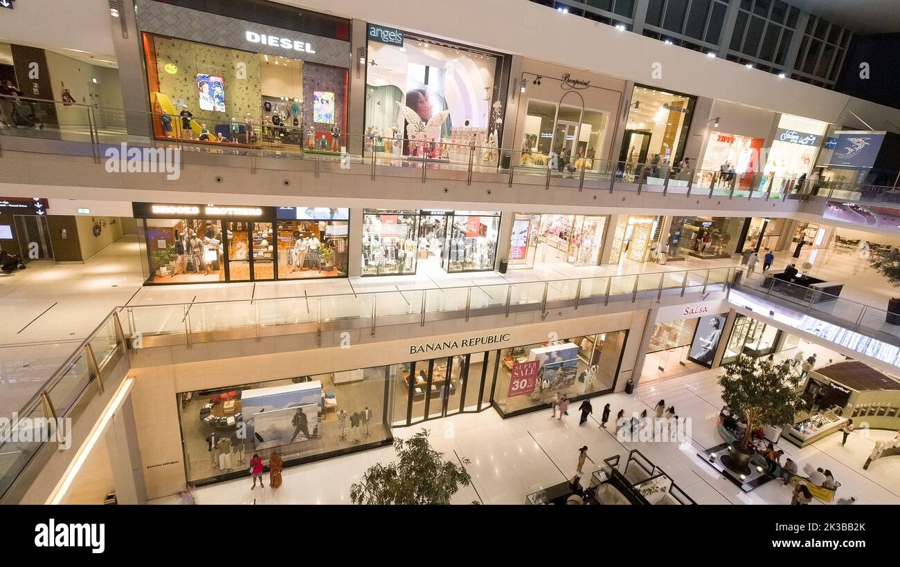An interior of an outlet mall in Dubai Stock Photo - Alamy