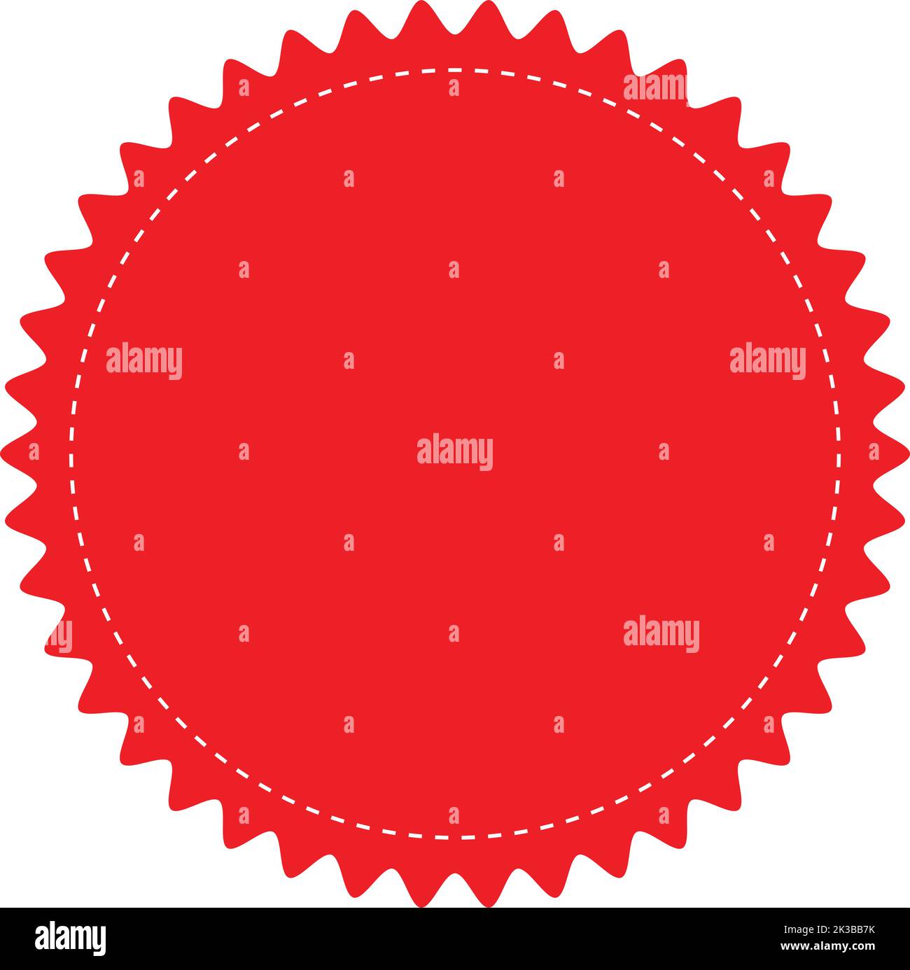 marketing sales rounded red price tag, certified icon vector ...