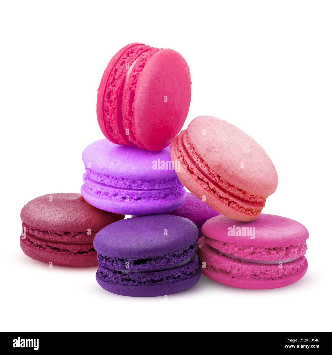 Sweet green macaroons on Cut Out Stock Images & Pictures - Alamy