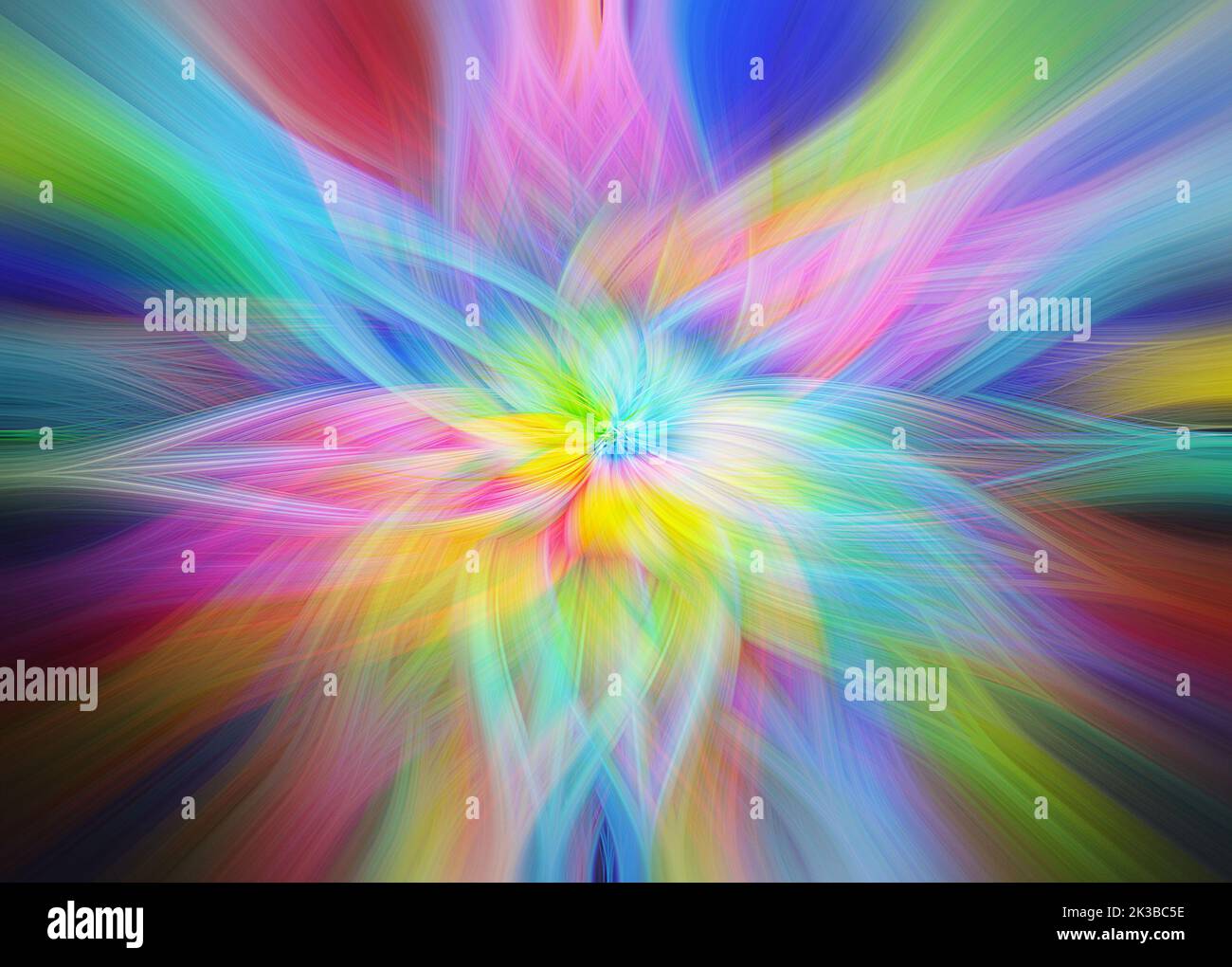 Beautiful Rainbow Abstract Background Twirl Effect Suitable for Desktop ...