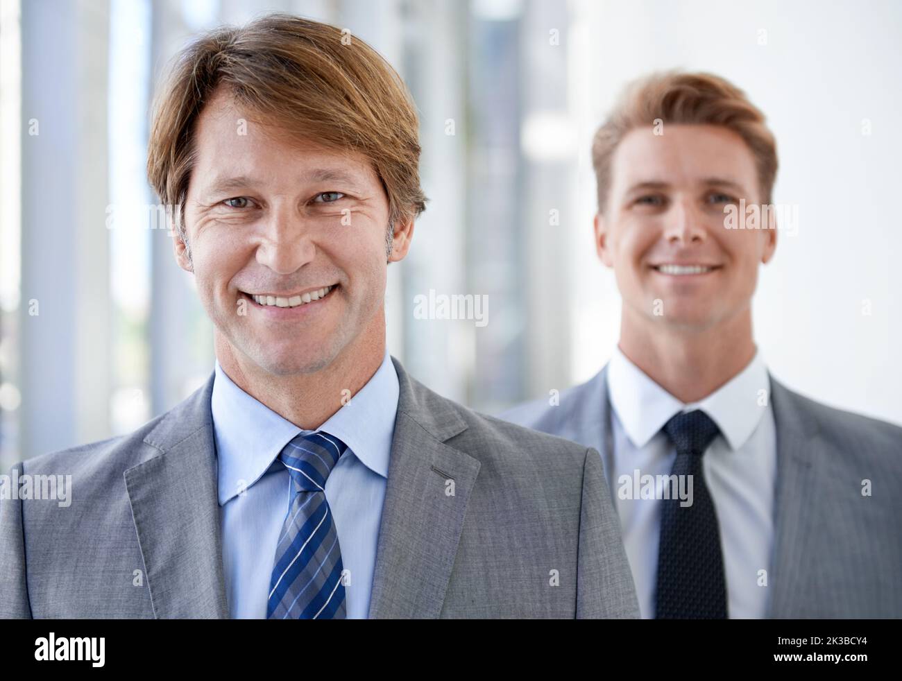 An effective boss is an effective leader. Head and shoulders shot of ...