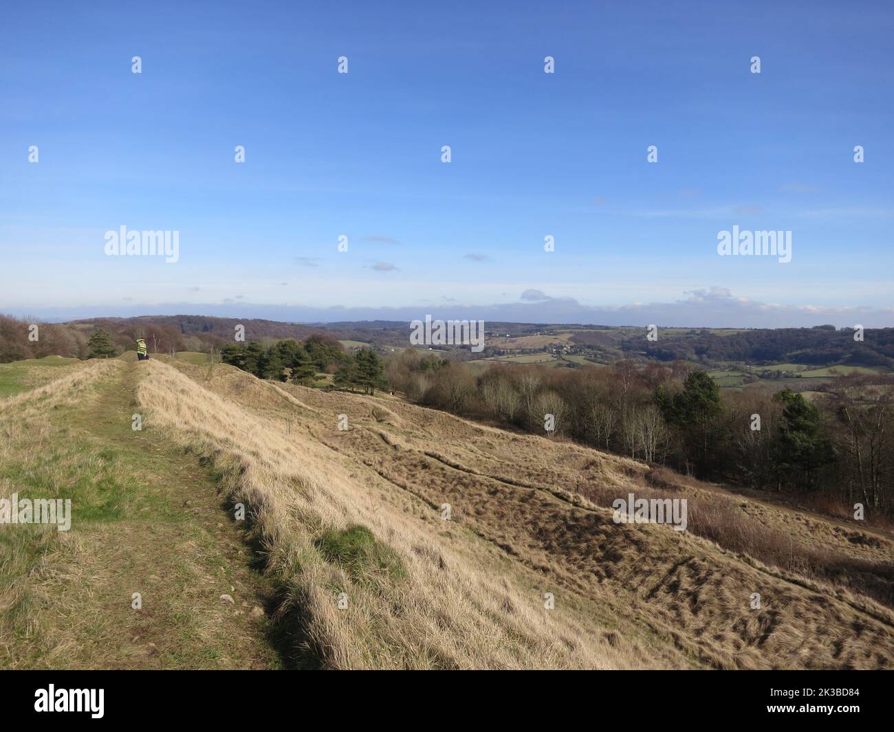 Cotswold Way long distance footpath National Trail. The Cotswolds AONB ...
