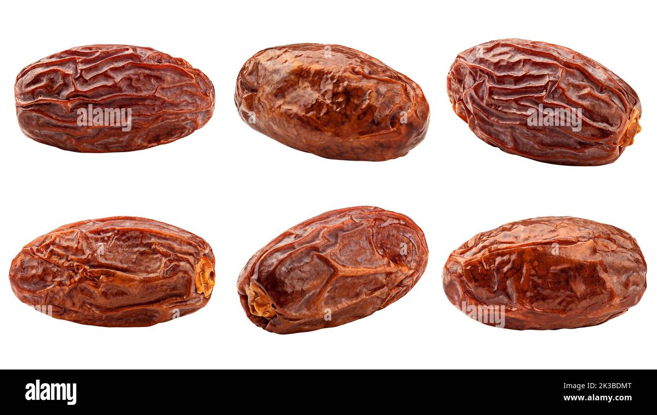 Dates isolated on white background, clipping path, full depth of field ...
