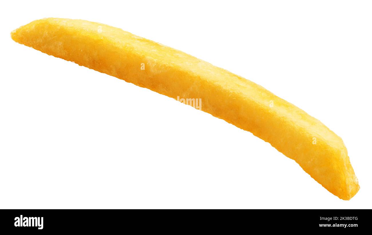 french fries, potato fry isolated on white background, clipping path ...