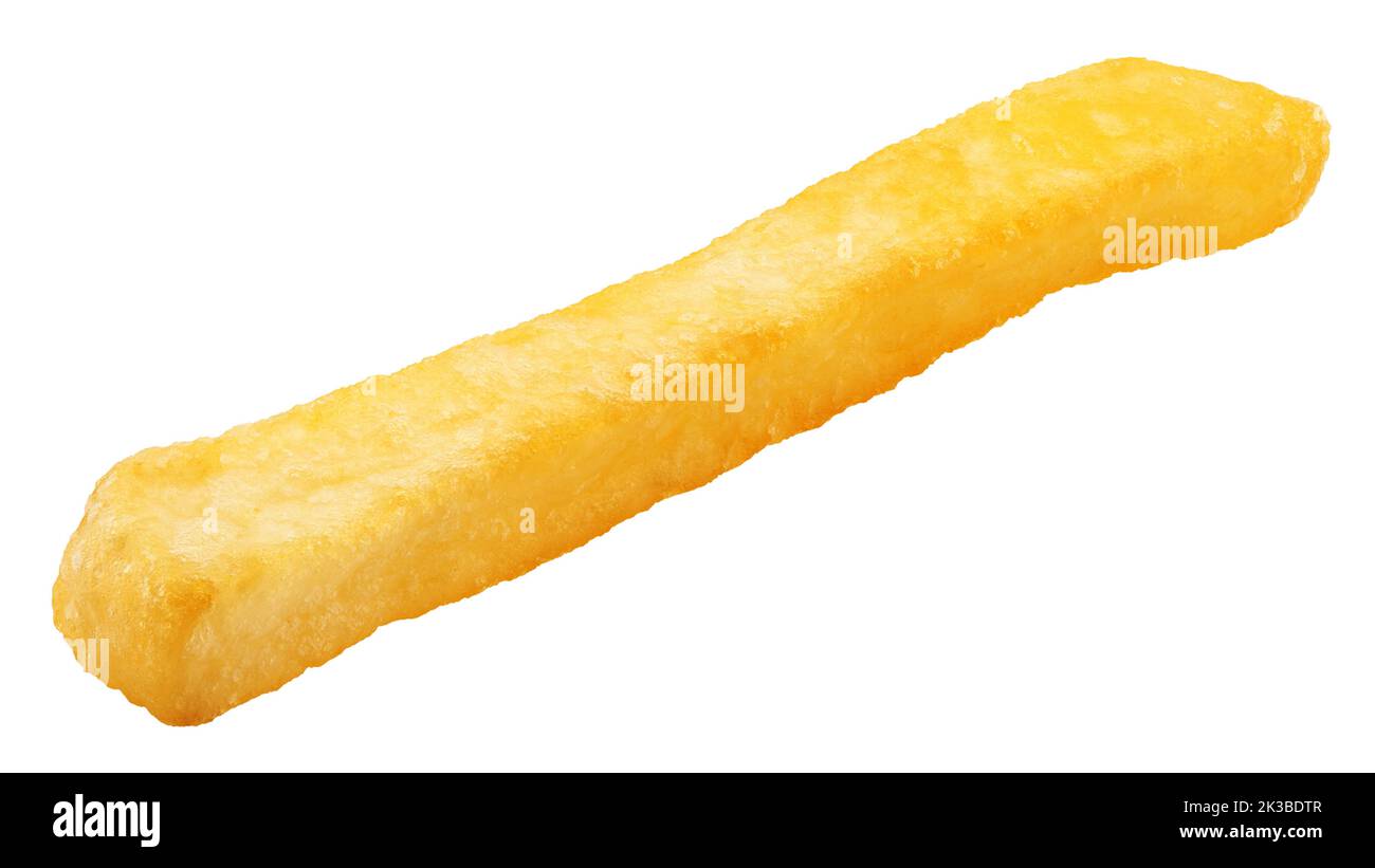 french fries, potato fry isolated on white background, clipping path ...