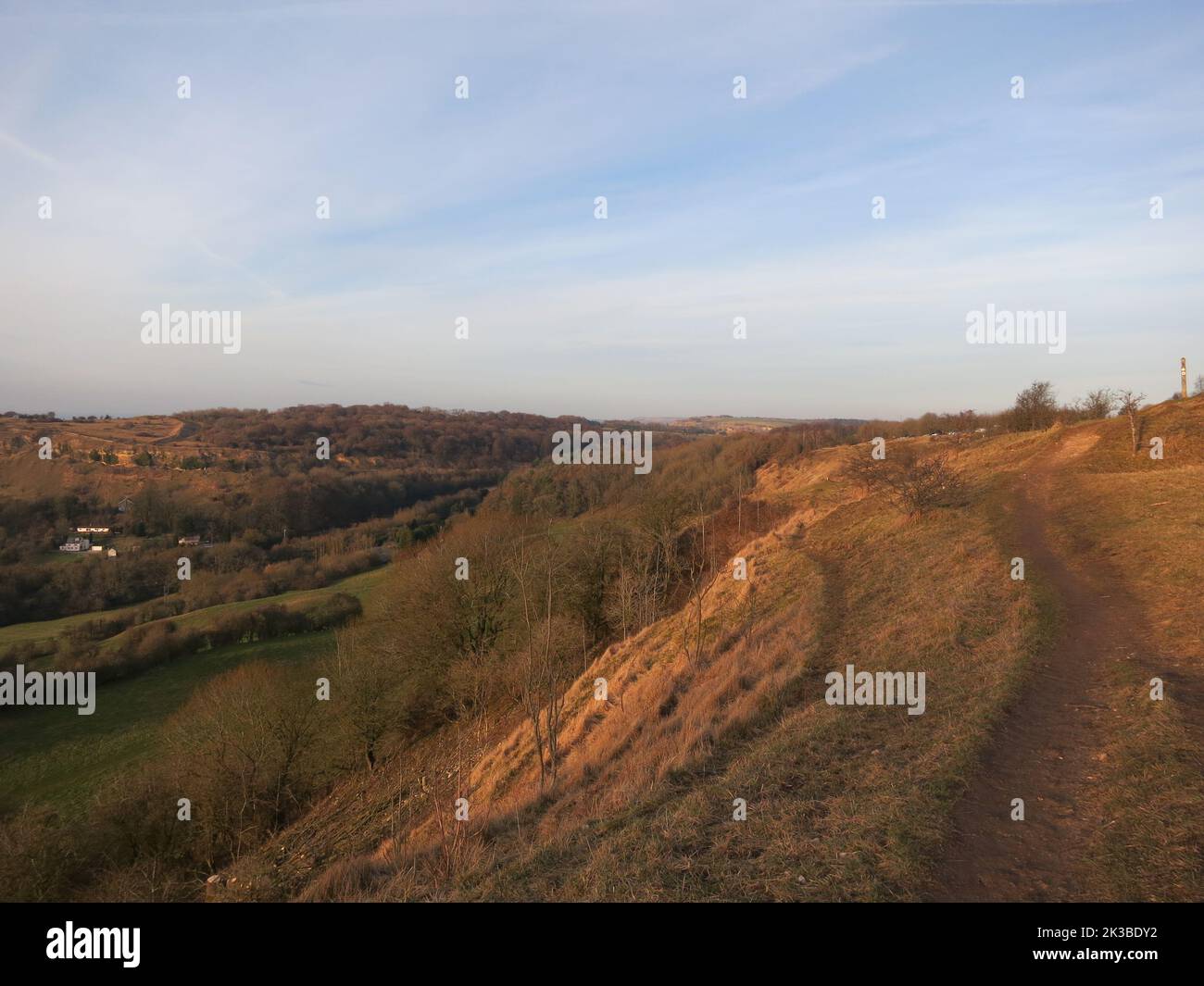Cotswold Way long distance footpath National Trail. The Cotswolds AONB ...