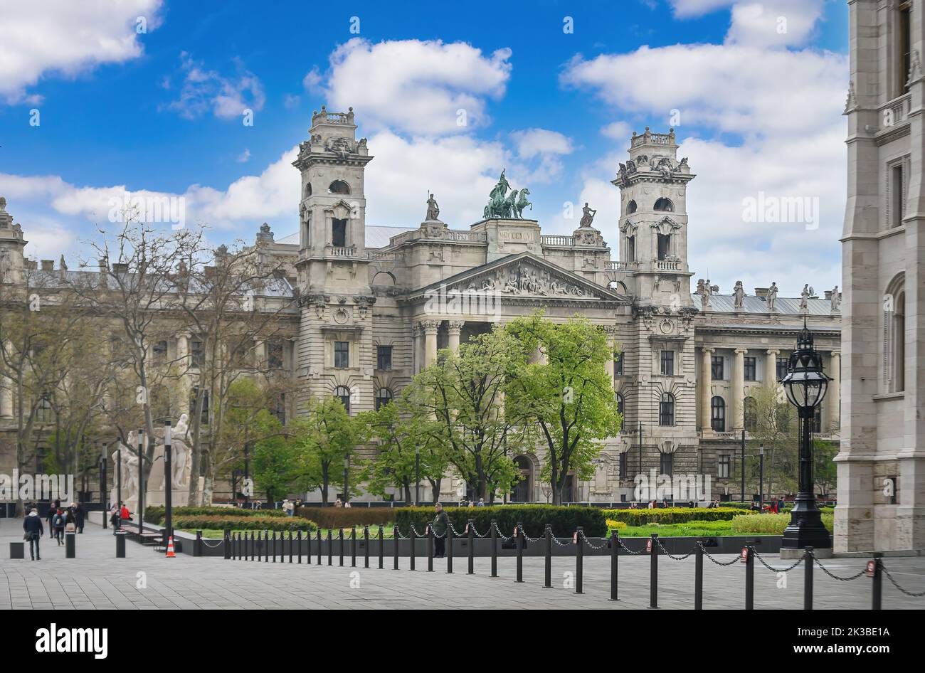 Facade hungarian national gallery hi-res stock photography and images ...