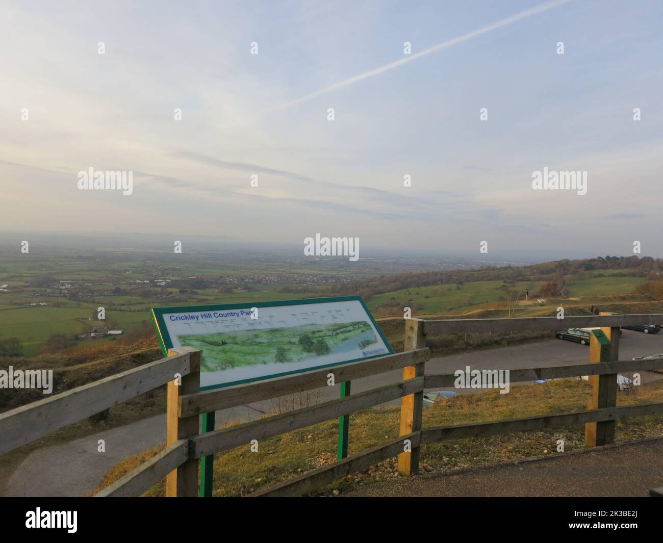 Cotswold Way long distance footpath National Trail. The Cotswolds AONB ...