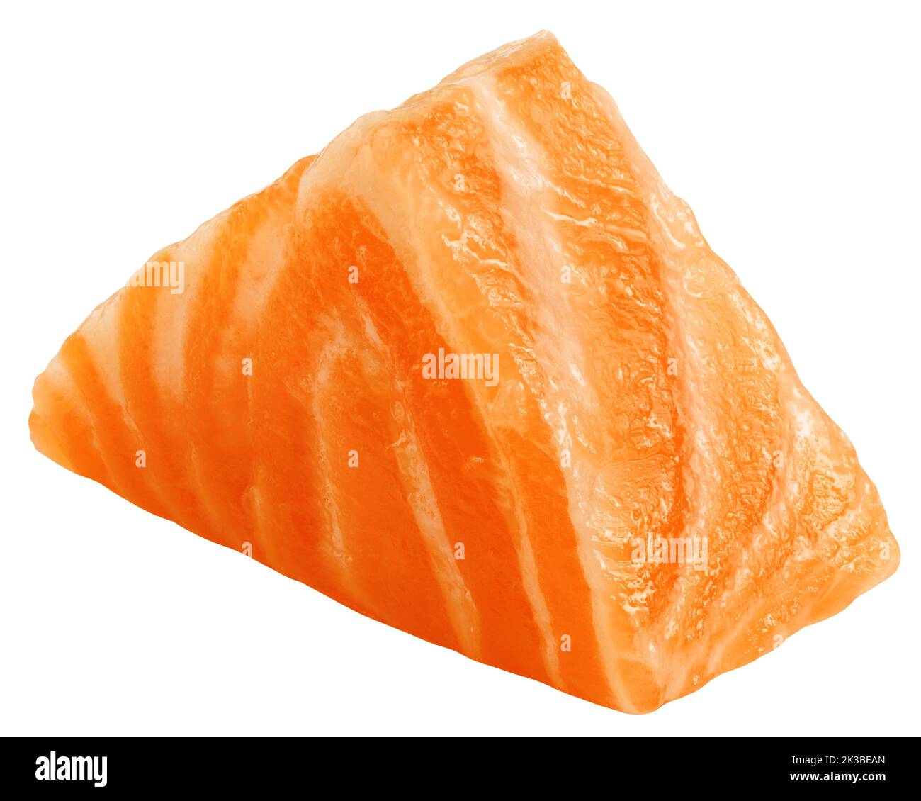 raw salmon, fish isolated on white background, clipping path, full ...
