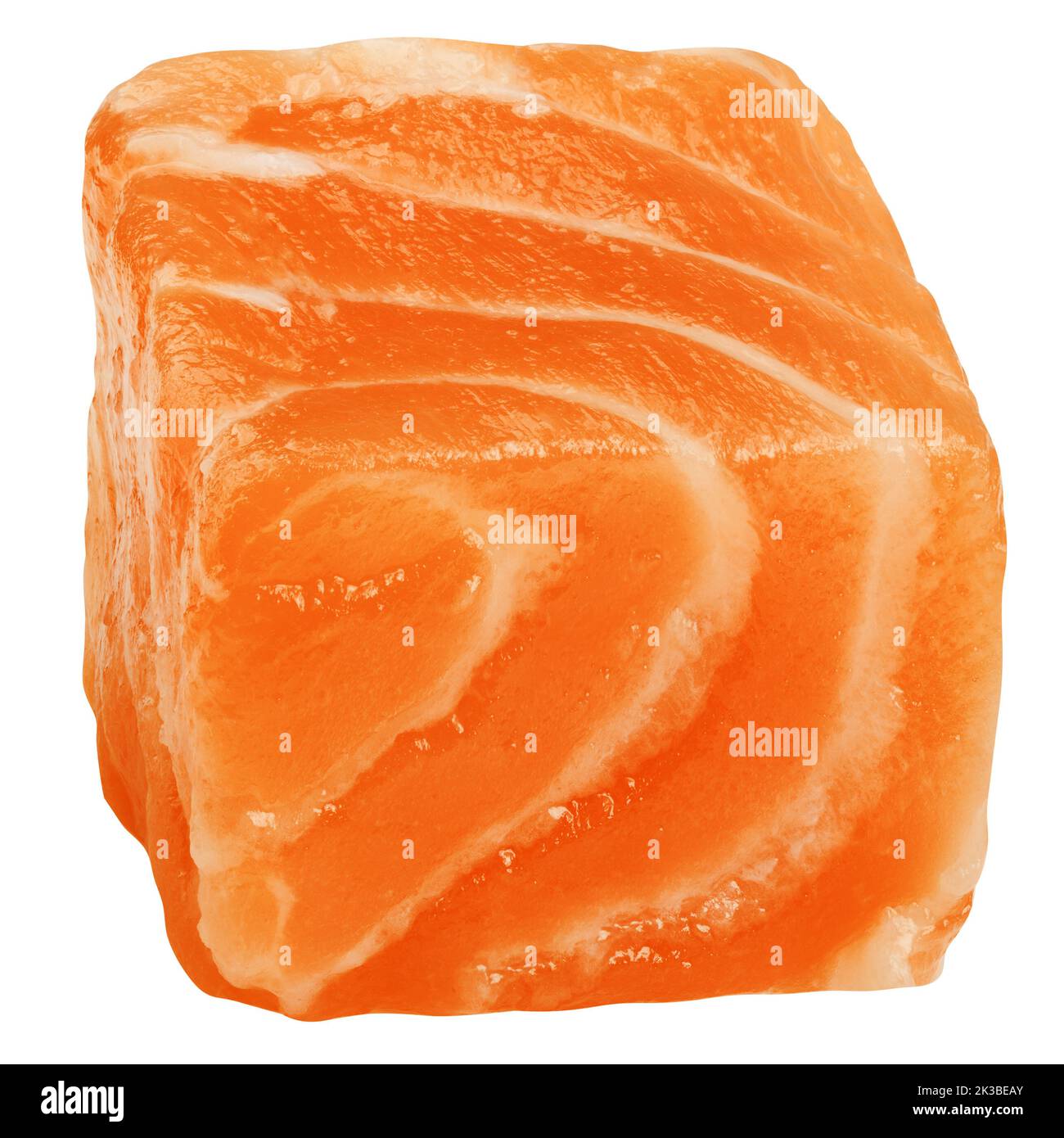 raw salmon, fish isolated on white background, clipping path, full ...