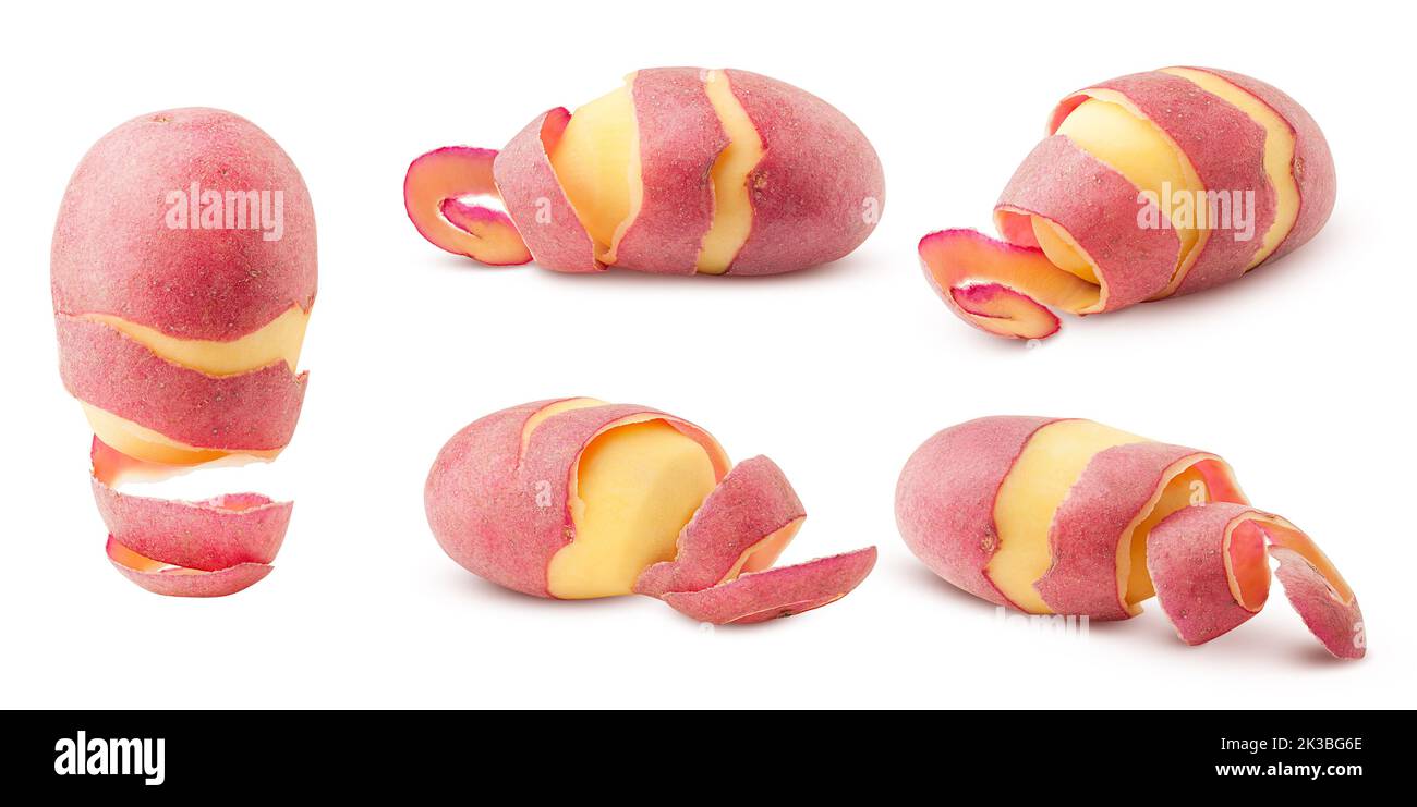 potato, isolated on white background, clipping path, full depth of ...