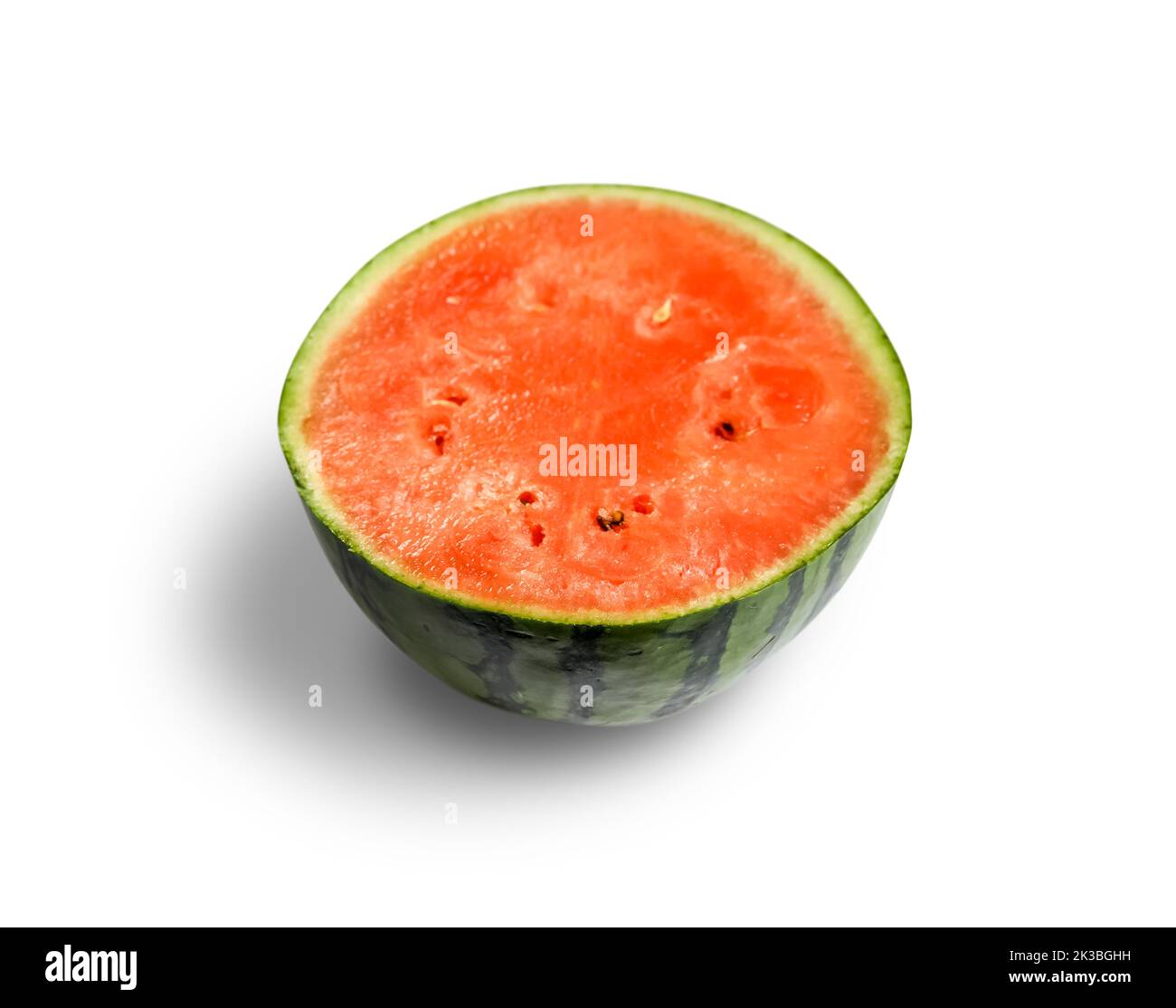 Fresh watermelon slice isolated on white background Stock Photo - Alamy