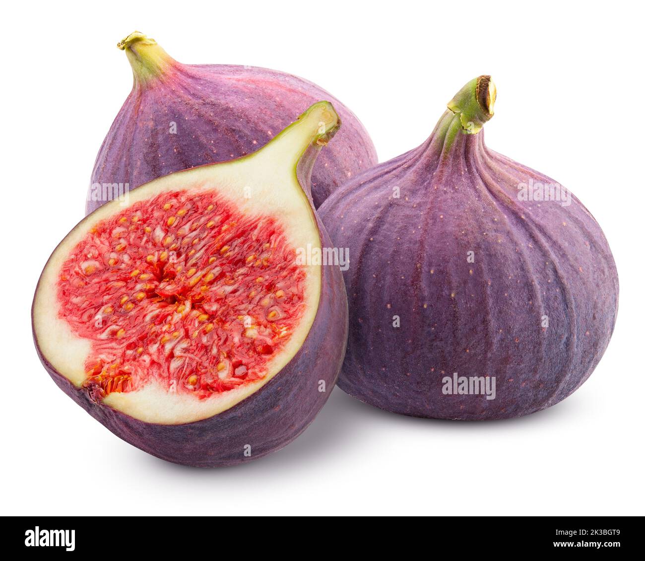 fig isolated on white background, clipping path, full depth of field ...
