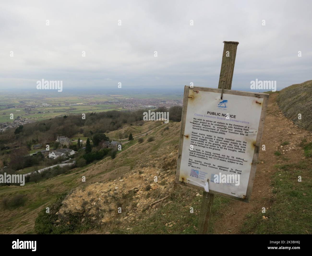 Cotswold Way long distance footpath National Trail. The Cotswolds AONB ...