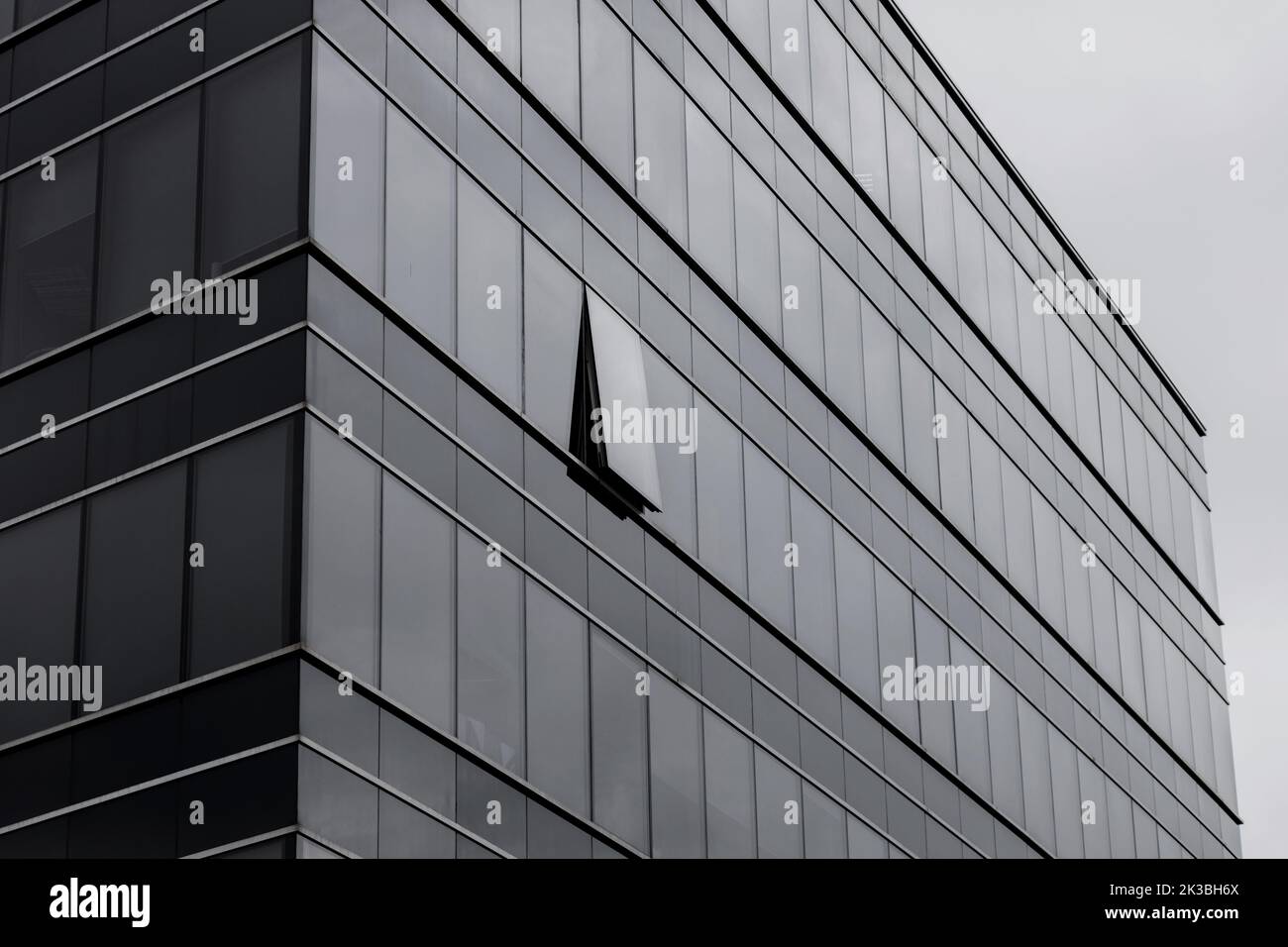 abstract office building. glass architecture. business center Stock ...