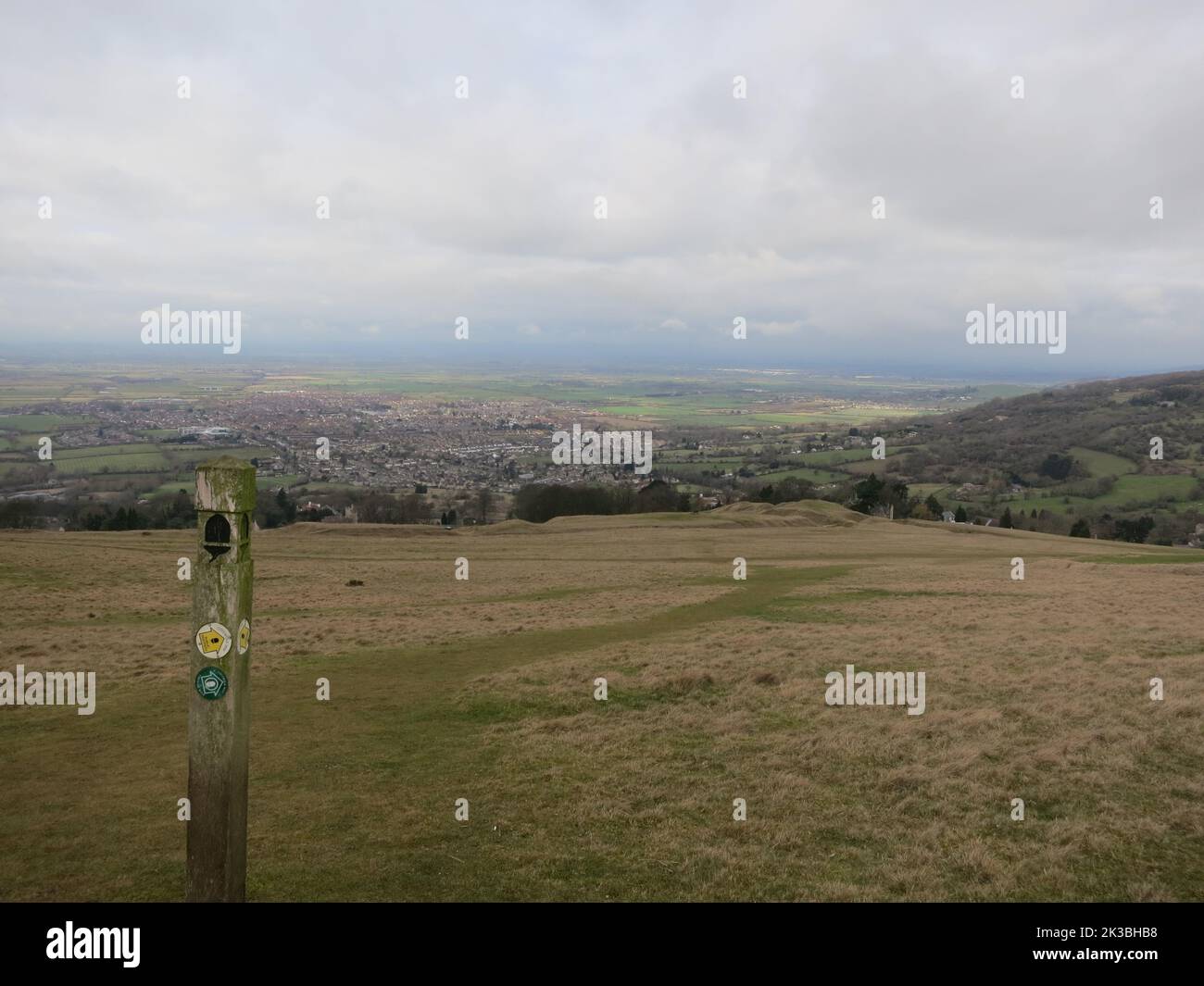 Cotswold Way long distance footpath National Trail. The Cotswolds AONB ...