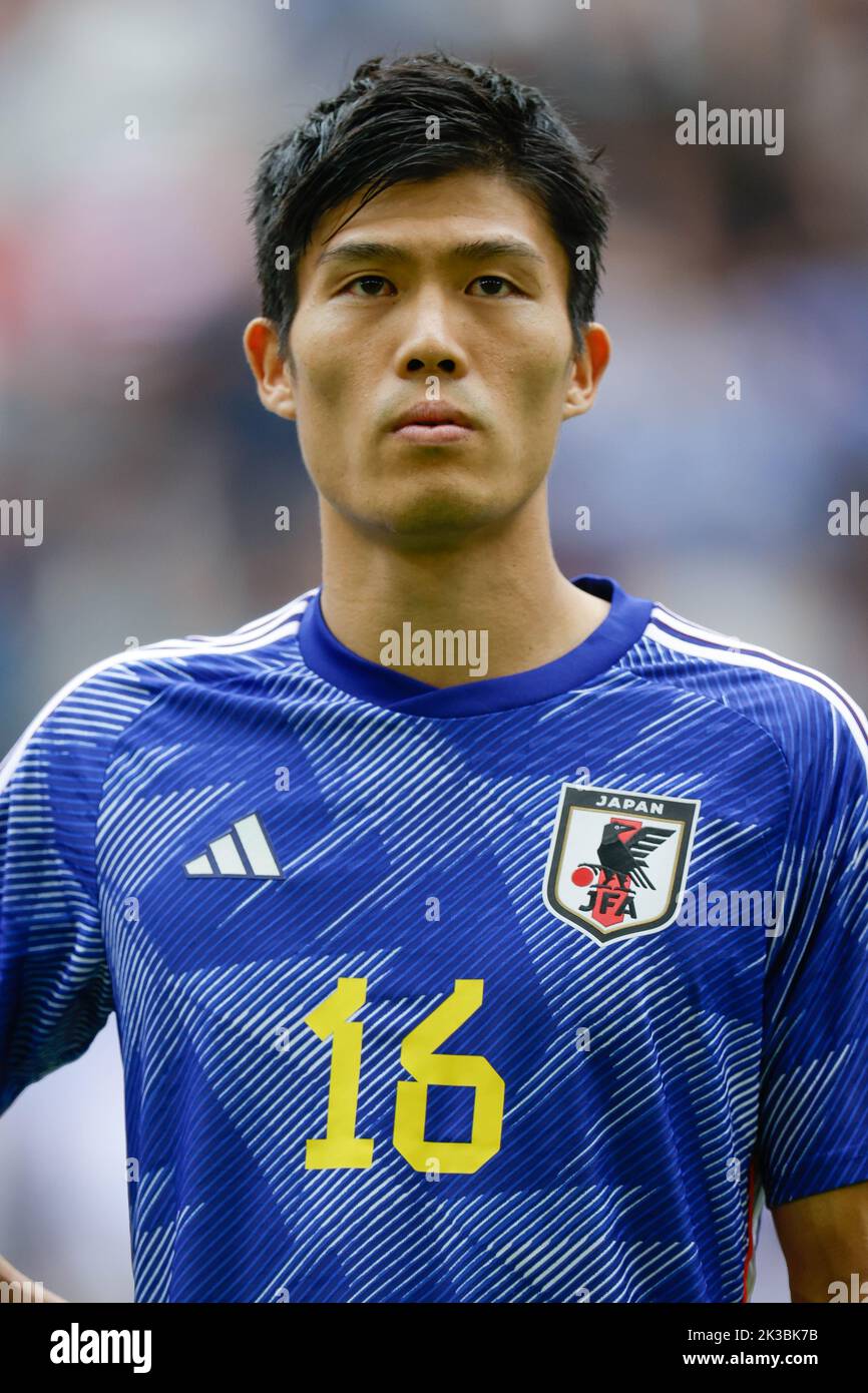 Dusseldorf, Germany. 23rd Sep, 2022. Takehiro Tomiyasu (JPN) Football ...