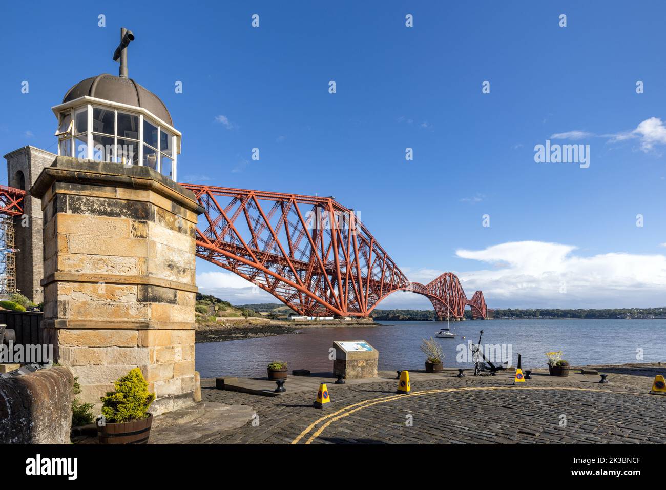 The Harbour Light Tower at North Queensferry harbour, the world's ...