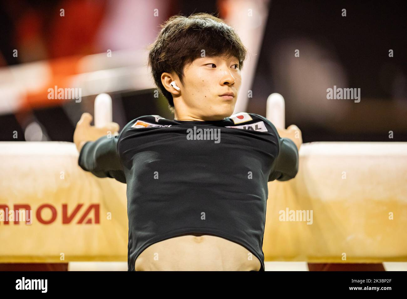 Paris, France, September 24th 2022 Kiichi Kaneta warms up in the ...