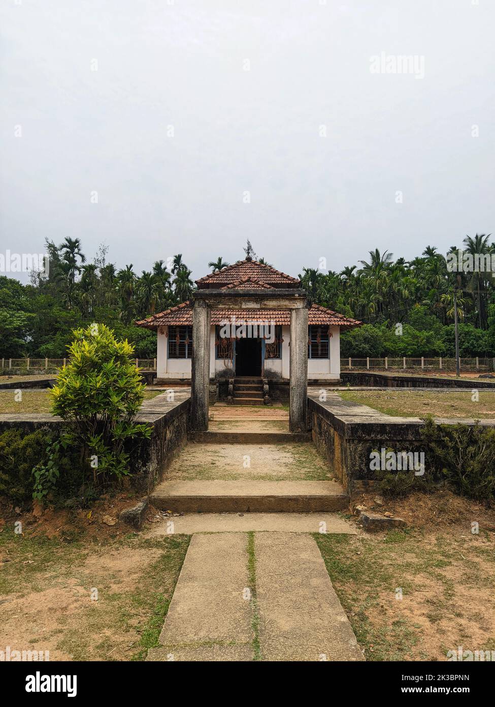 Devagange, a malnad ancient temple near Nagara, Karnataka, India Stock ...
