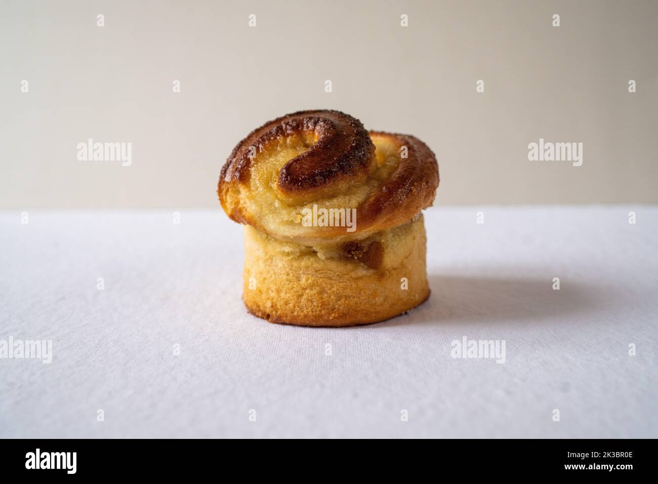 The traditional Babka pastry on light background, close-up Stock Photo ...
