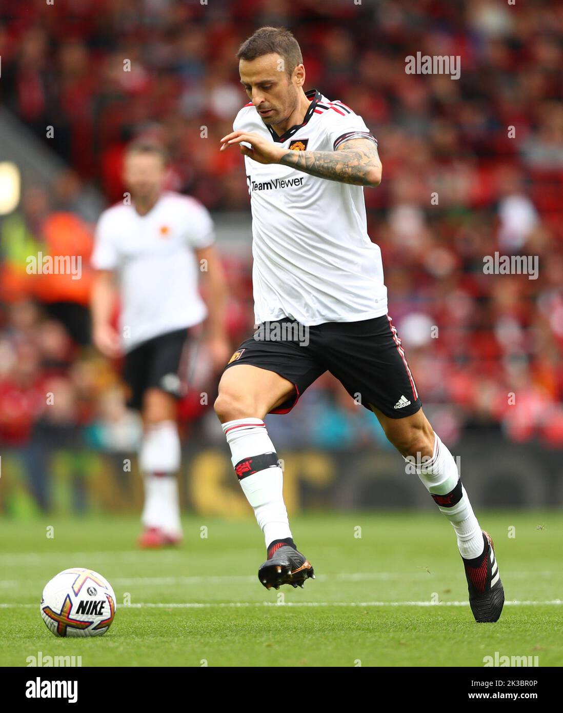 Manchester United's Dimitar Berbatov during the Legends match at Anfield, Liverpool. Picture ...