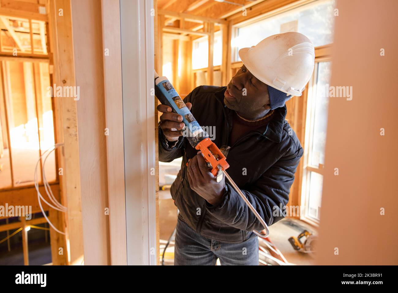Builder gun hi-res stock photography and images - Alamy