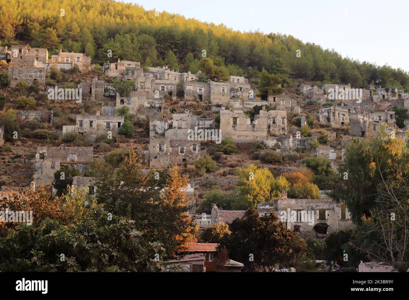 Abandoned village in Turkey. Fethiye Kayakoy Stock Photo - Alamy