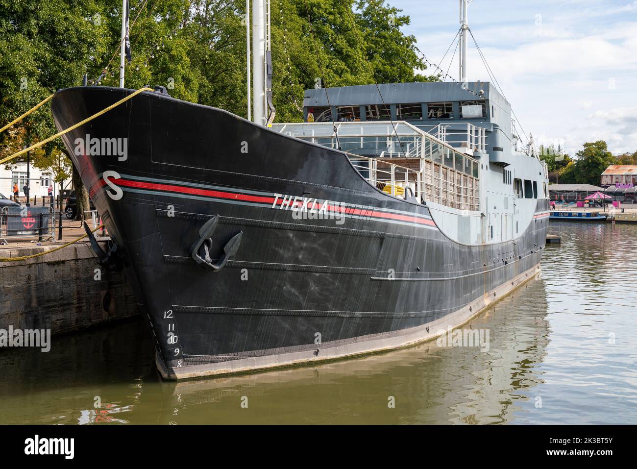 General view of the Thekla, also known as the Thekla Social, a live ...
