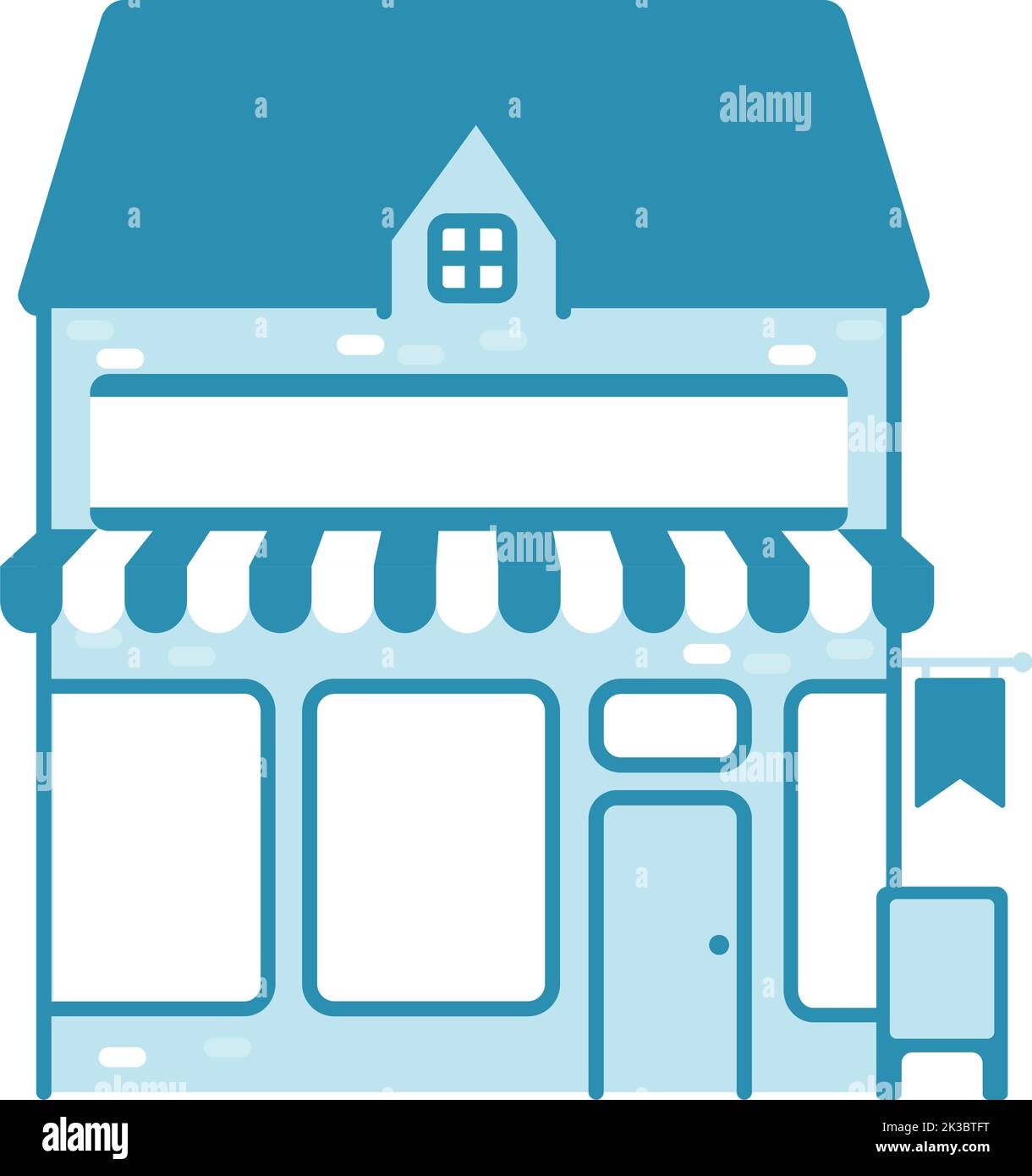 Residential and retail building Stock Vector Images - Alamy