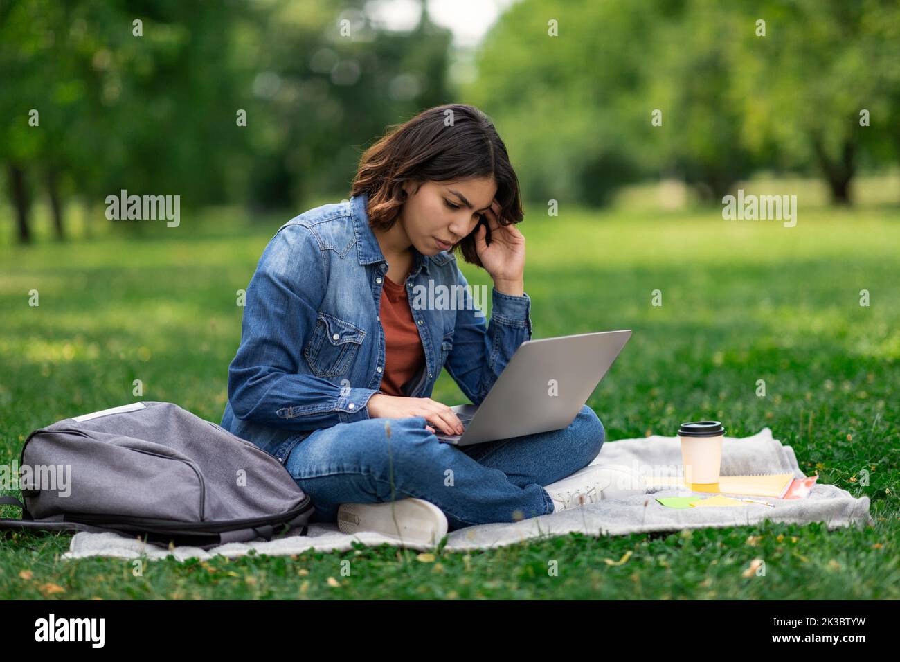 Bored female high school student hi-res stock photography and images ...