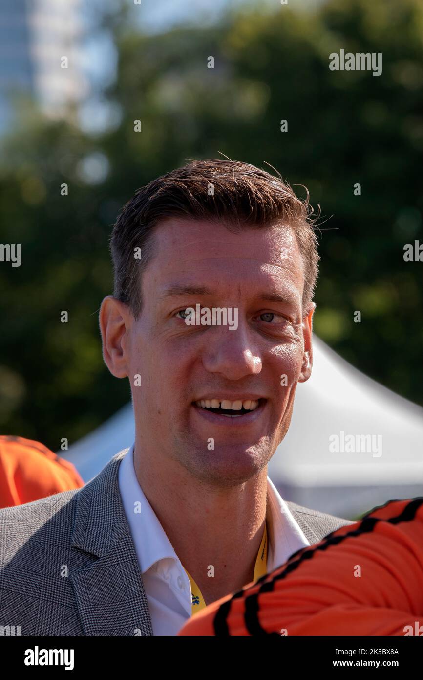 Niels Meijr At The Open Day Of The Johan Cruijff Foundation At ...