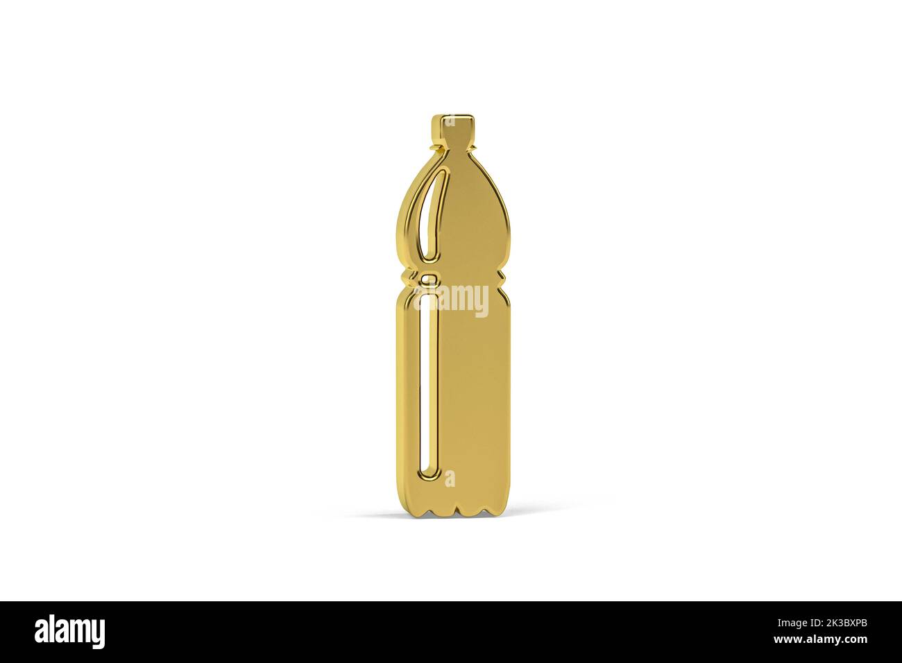 Golden 3d bottle icon hi-res stock photography and images - Alamy