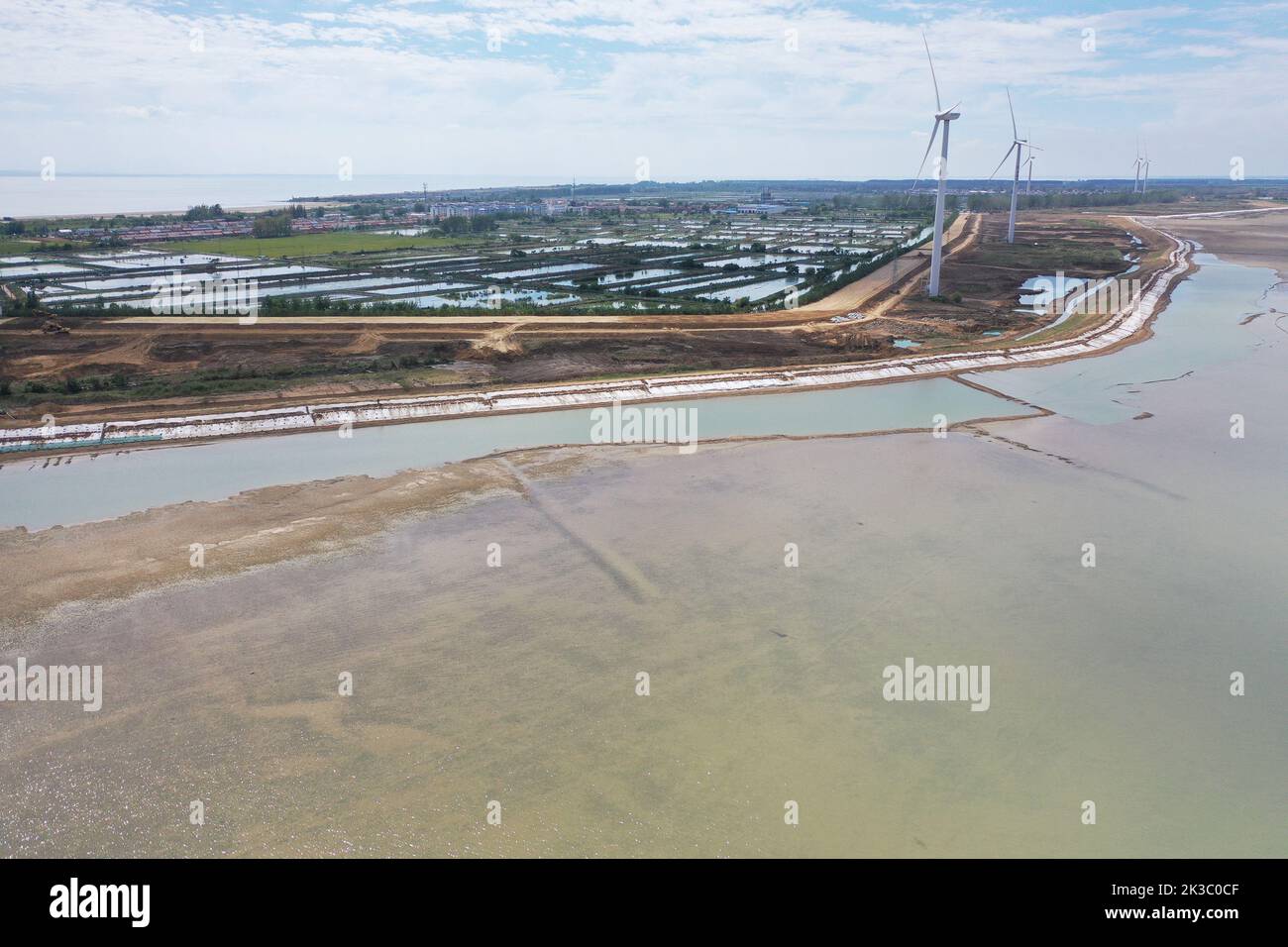 SUQIAN, CHINA - SEPTEMBER 26, 2022 - An aerial photo shows a large area ...