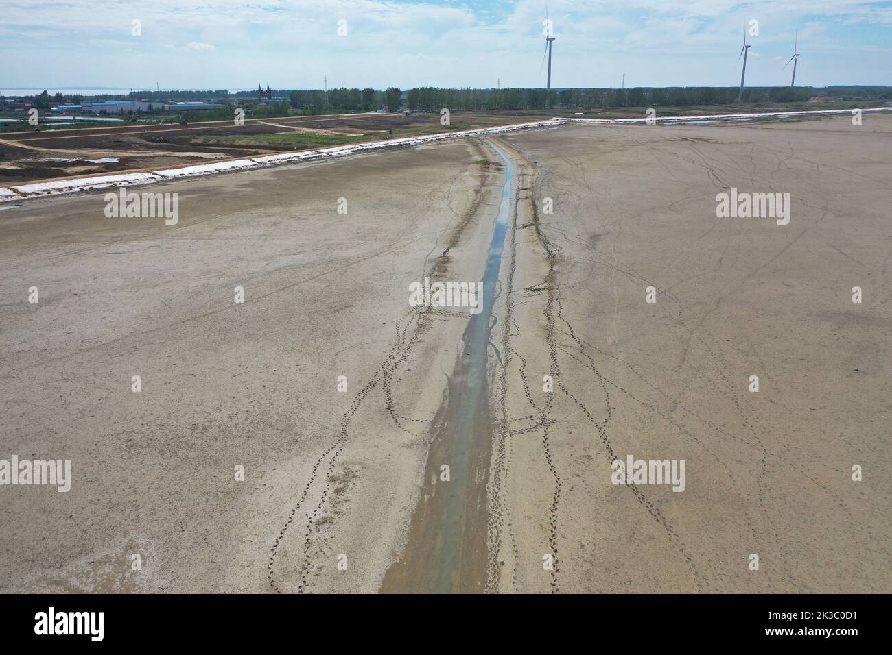 SUQIAN, CHINA - SEPTEMBER 26, 2022 - An aerial photo shows a large area ...
