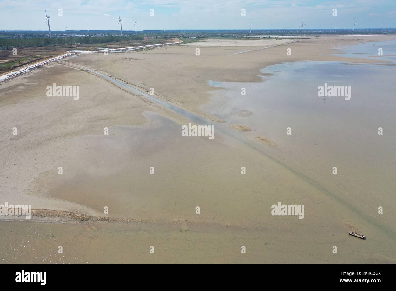 SUQIAN, CHINA - SEPTEMBER 26, 2022 - An aerial photo shows a large area ...