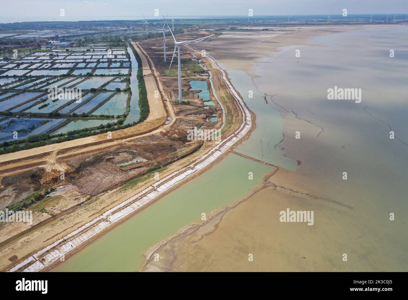 SUQIAN, CHINA - SEPTEMBER 26, 2022 - An aerial photo shows a large area ...