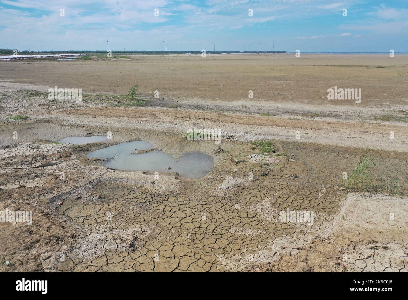 SUQIAN, CHINA - SEPTEMBER 26, 2022 - An aerial photo shows a large area ...