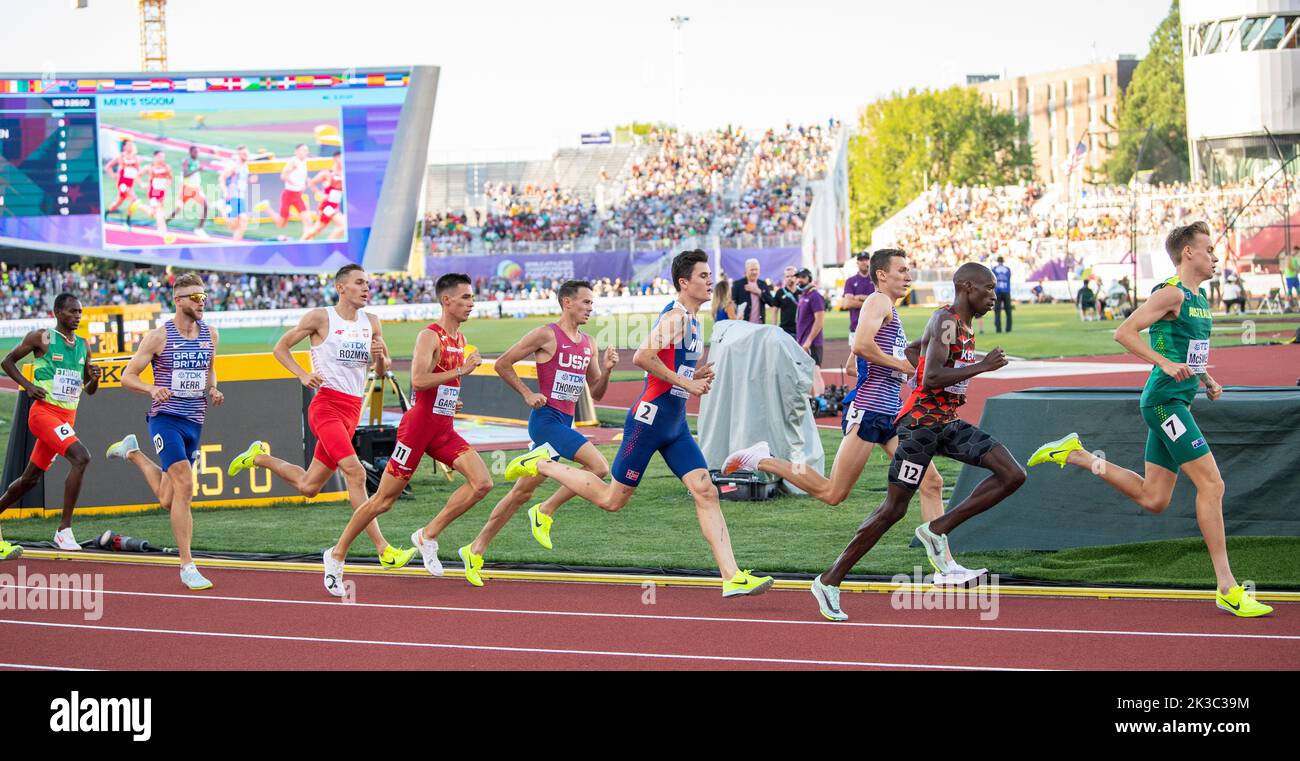 Josh Kerr, Mario Garcia, Jakob Ingebrigtsen and Timothy Cheruiyot ...