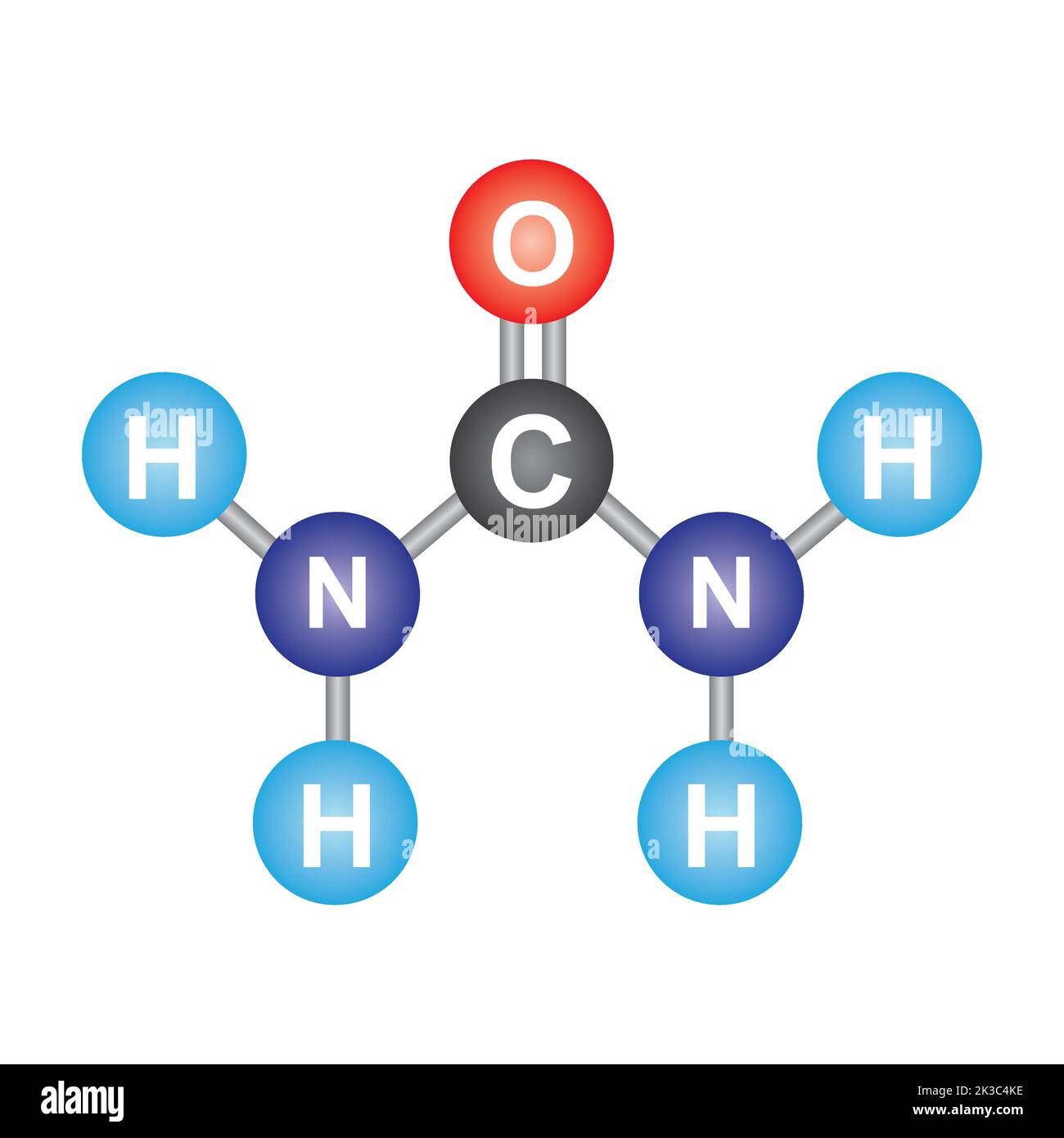 Chemical structure urea carbamide molecule Stock Vector Images - Alamy
