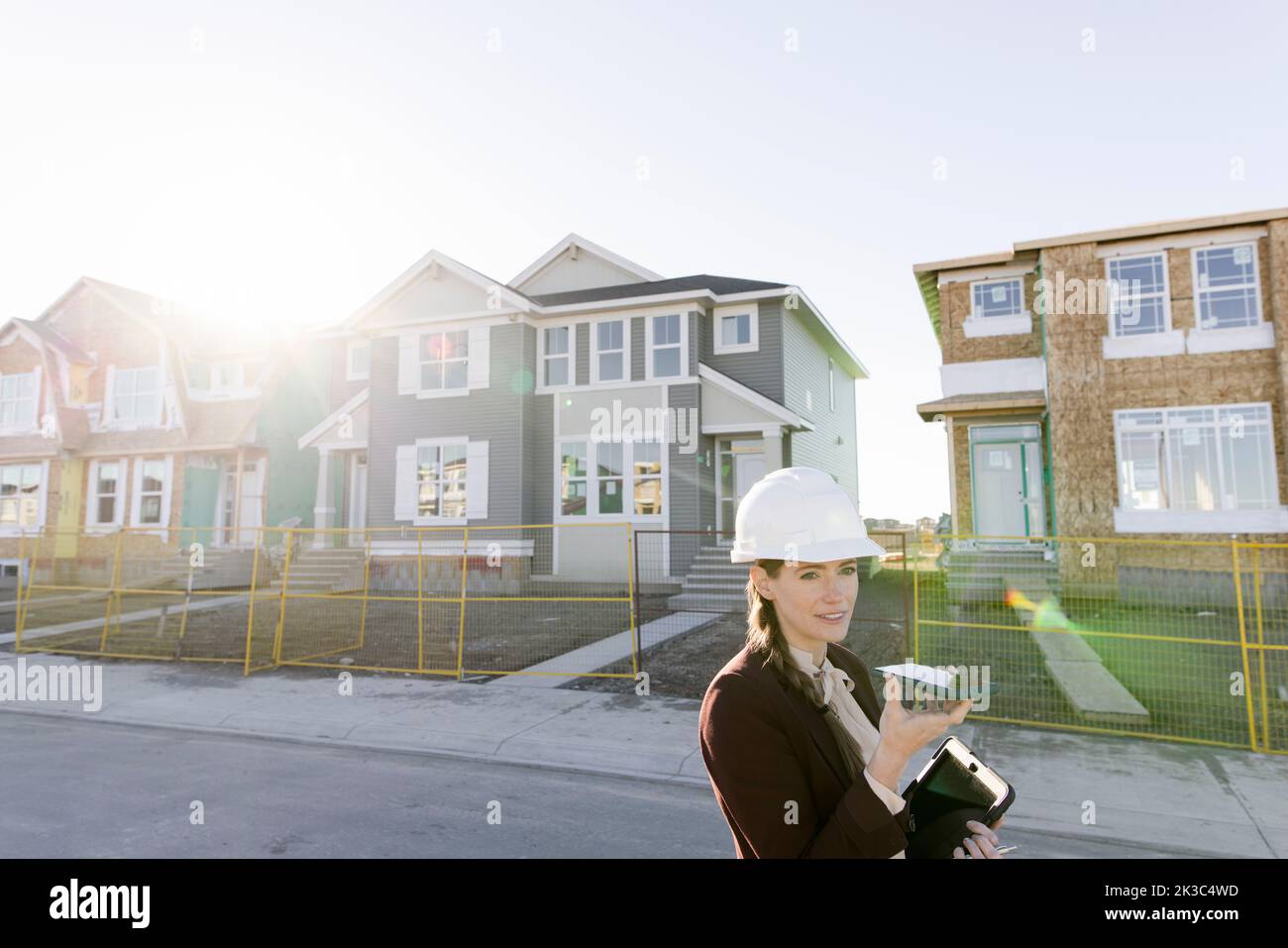 Neighborhood under construction hi-res stock photography and images - Alamy