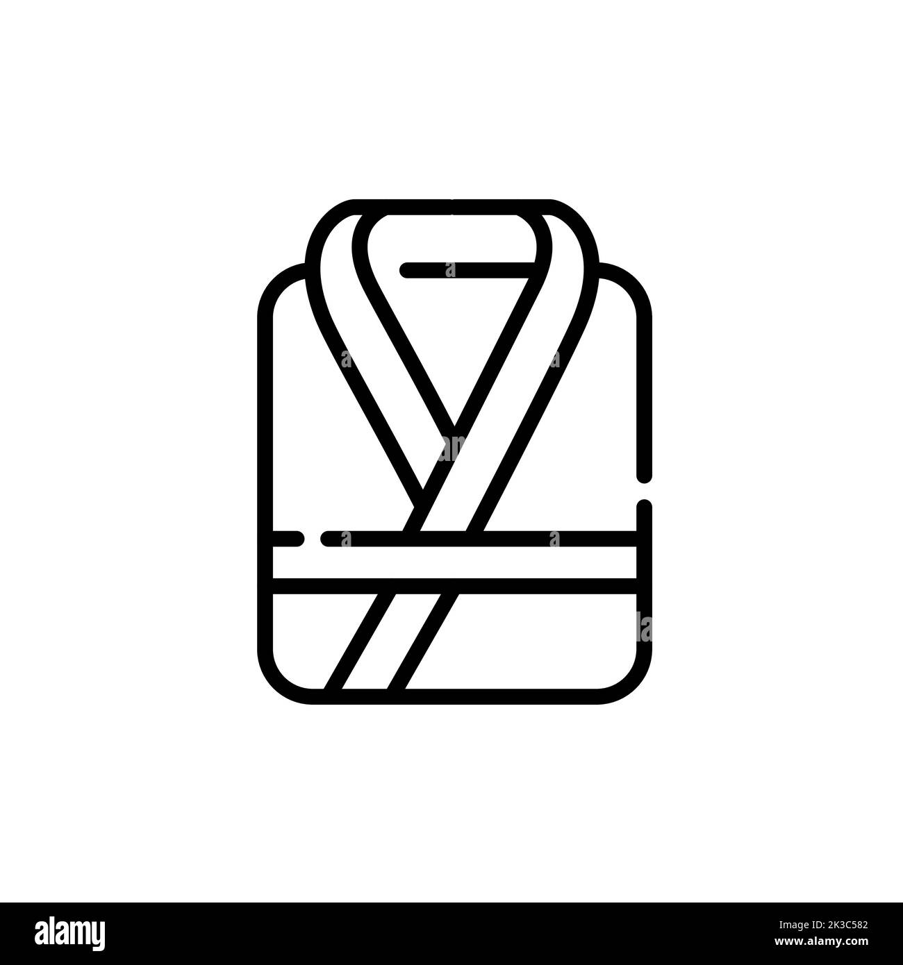 Hotel dressing gown Stock Vector Images - Alamy