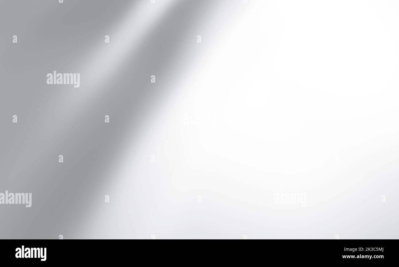 Abstract shadow overlay effect template on a white wall background for ...
