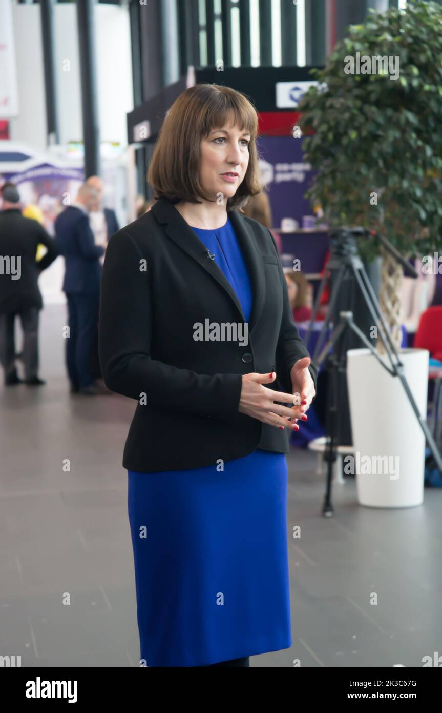 September 26, 2022: Rachel Reeves, Seen at Labour party conference MS ...