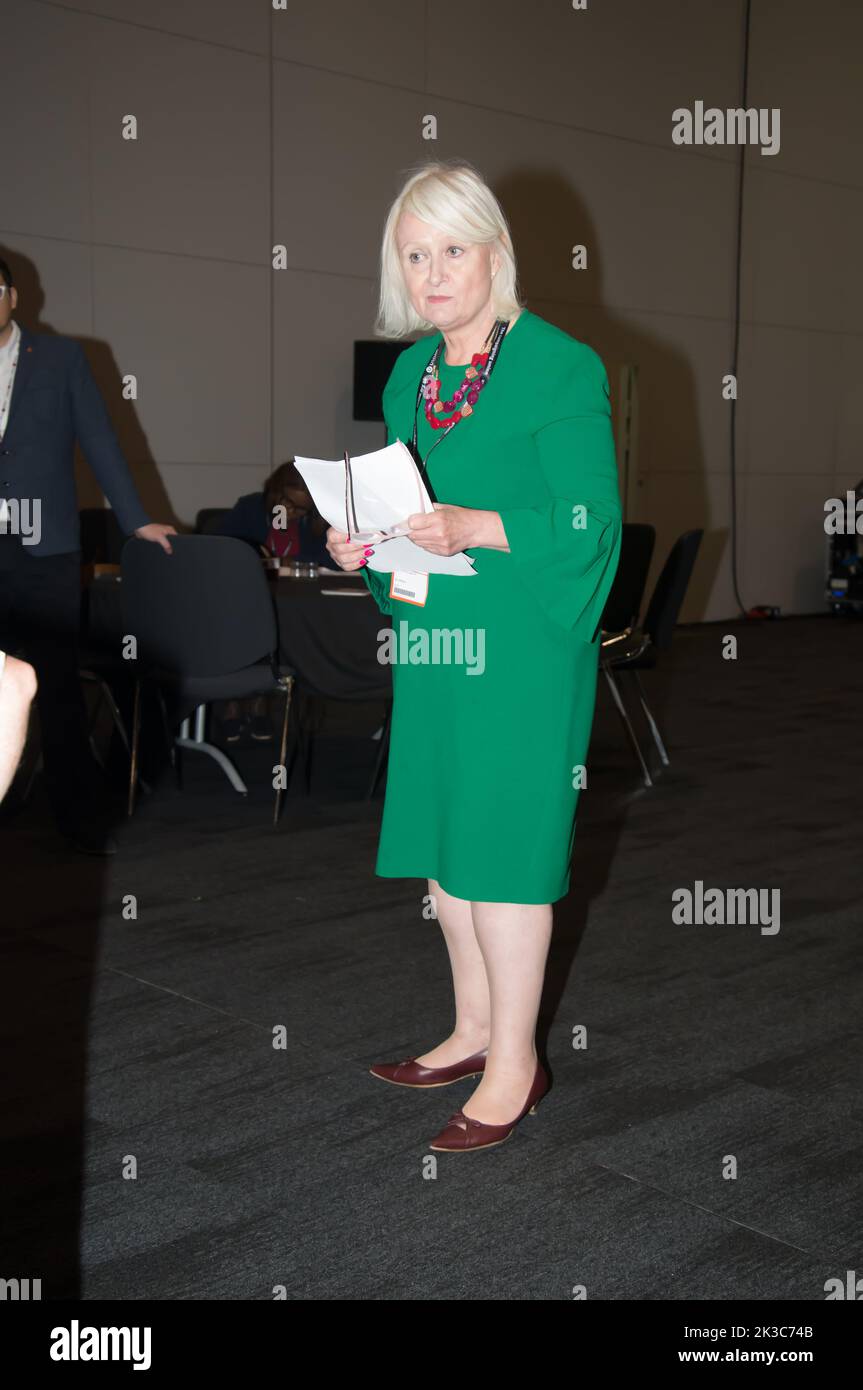 September 26, 2022: Siobhan McDonagh, Seen at Labour party conference ...