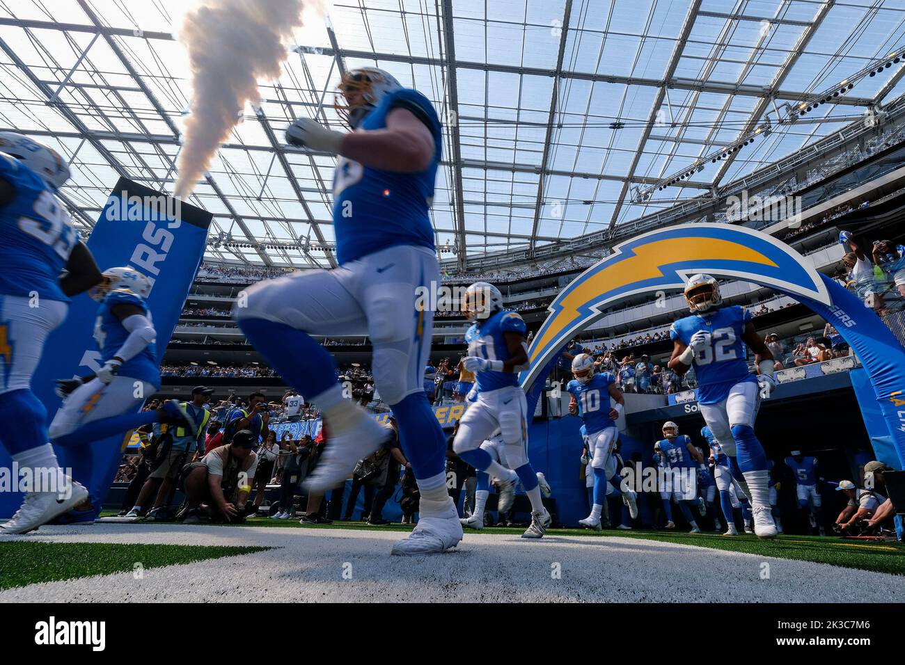 Los Angeles, United States. 25th Sep, 2022. Los Angeles Chargers ...