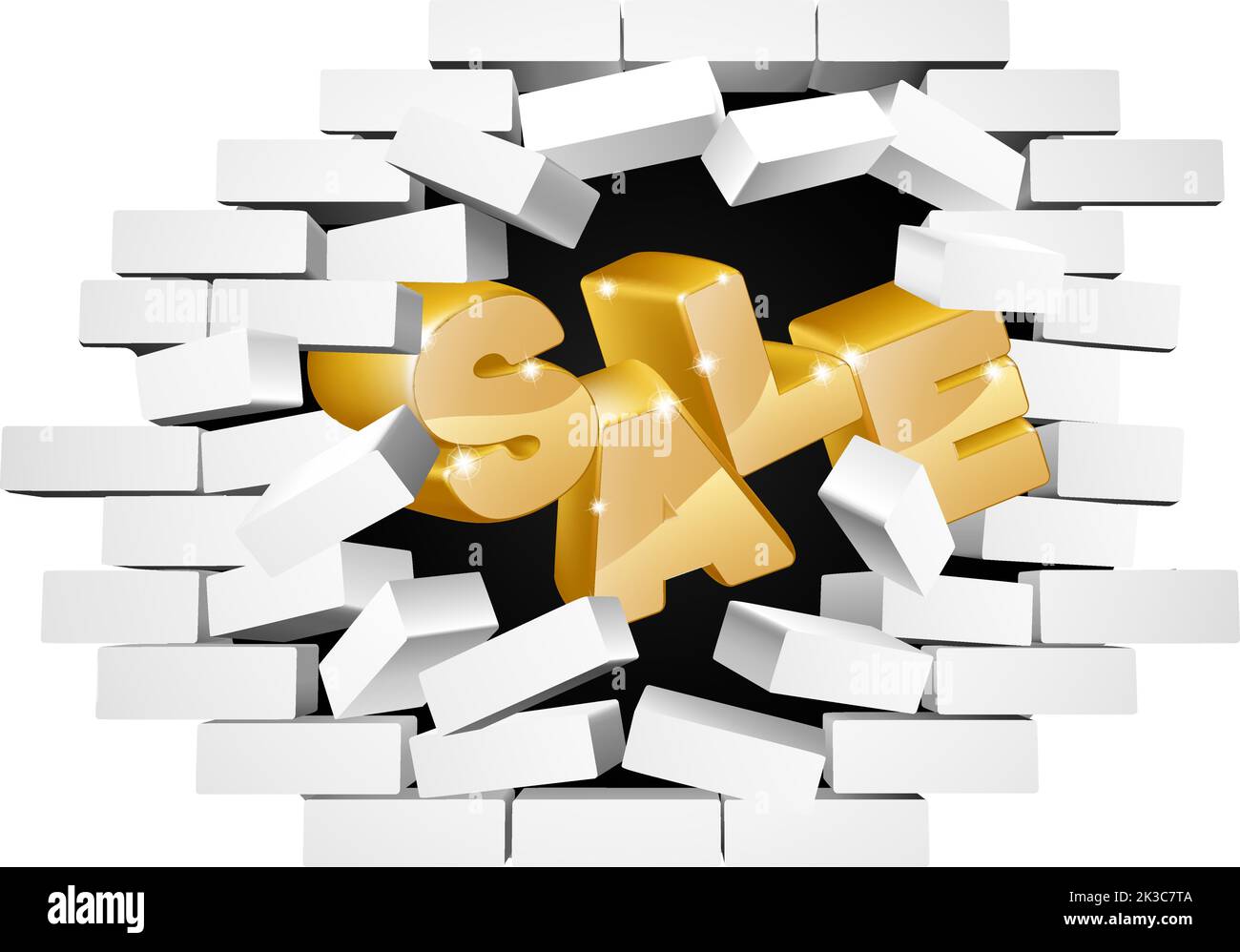 Bursting through brick wall hi-res stock photography and images - Alamy
