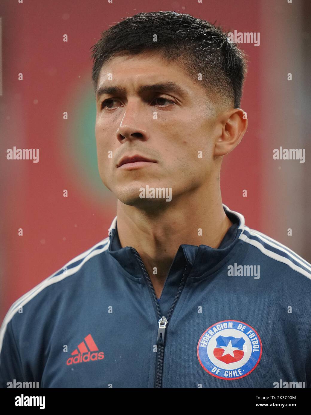 Valber Huerta of Chile during the international friendly match between Morocco and Chile played ...