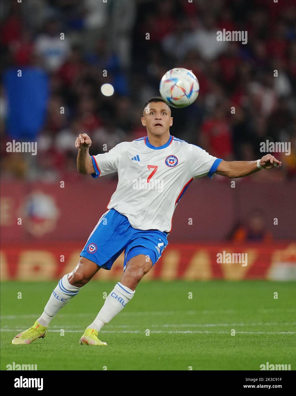 Alexis Sanchez of Chile during the international friendly match between ...